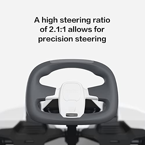 Segway Ninebot S-Plus Smart Self-Balancing Electric Scooter, Remote Control and Auto-Following Mode, White & Segway Ninebot Electric GoKart, 13.7 Miles and 10MPH, W. Capacity 220lbs