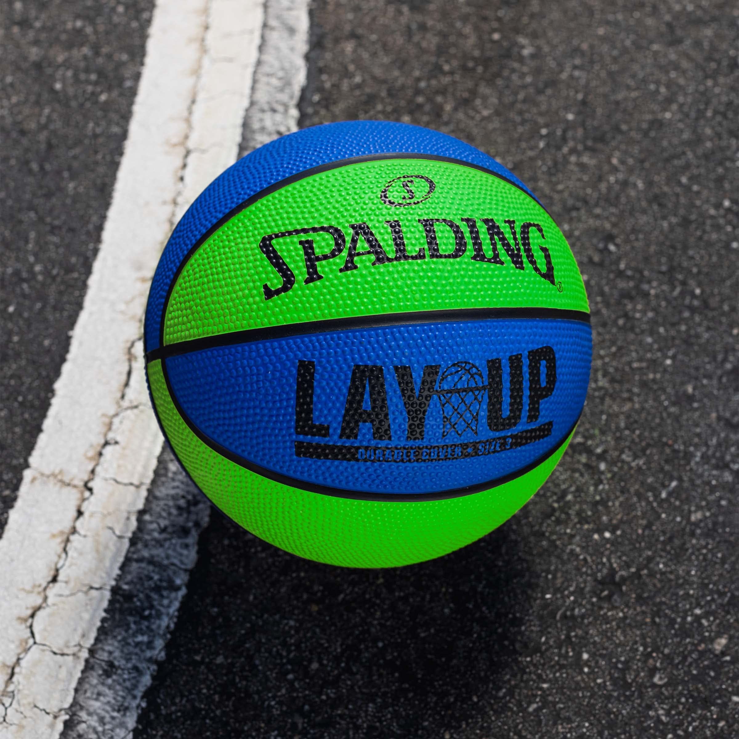 Spalding Lay-Up Mini Outdoor Red/Orange Basketball 22"