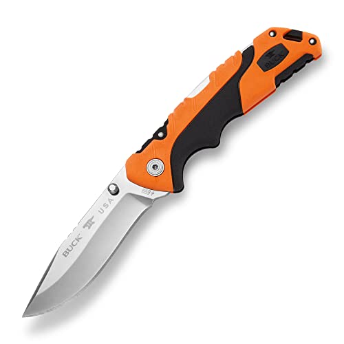 Buck Knives 659 Pursuit Pro Large Folding Hunting Knife, 3-5/8" S35VN Stainless Steel Blade, Polyester Sheath Included