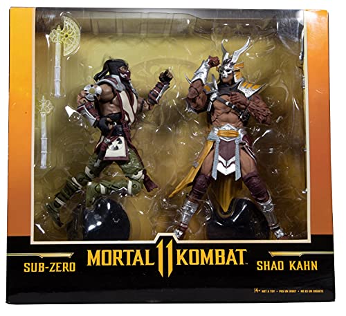 Sub Zero vs. Shao Khan Mortal Kombat 11 McFarlane Toys Action Figure 2-Pack