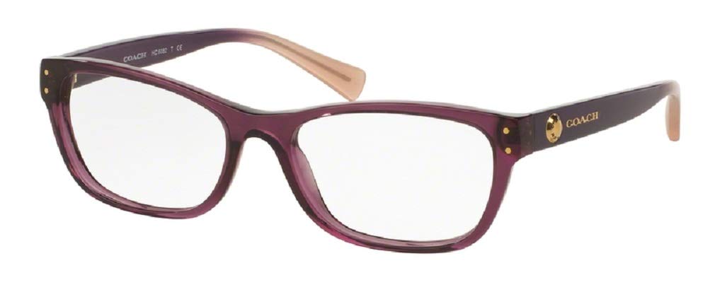 Coach HC6082 5353 53M Black/Wild Beast Rectangle Eyeglasses For Women+ BUNDLE With Designer iWear Eyewear Kit