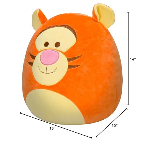 Squishmallows Disney 14-Inch Tigger Plush - Large Ultrasoft Official Kelly Toy Plush