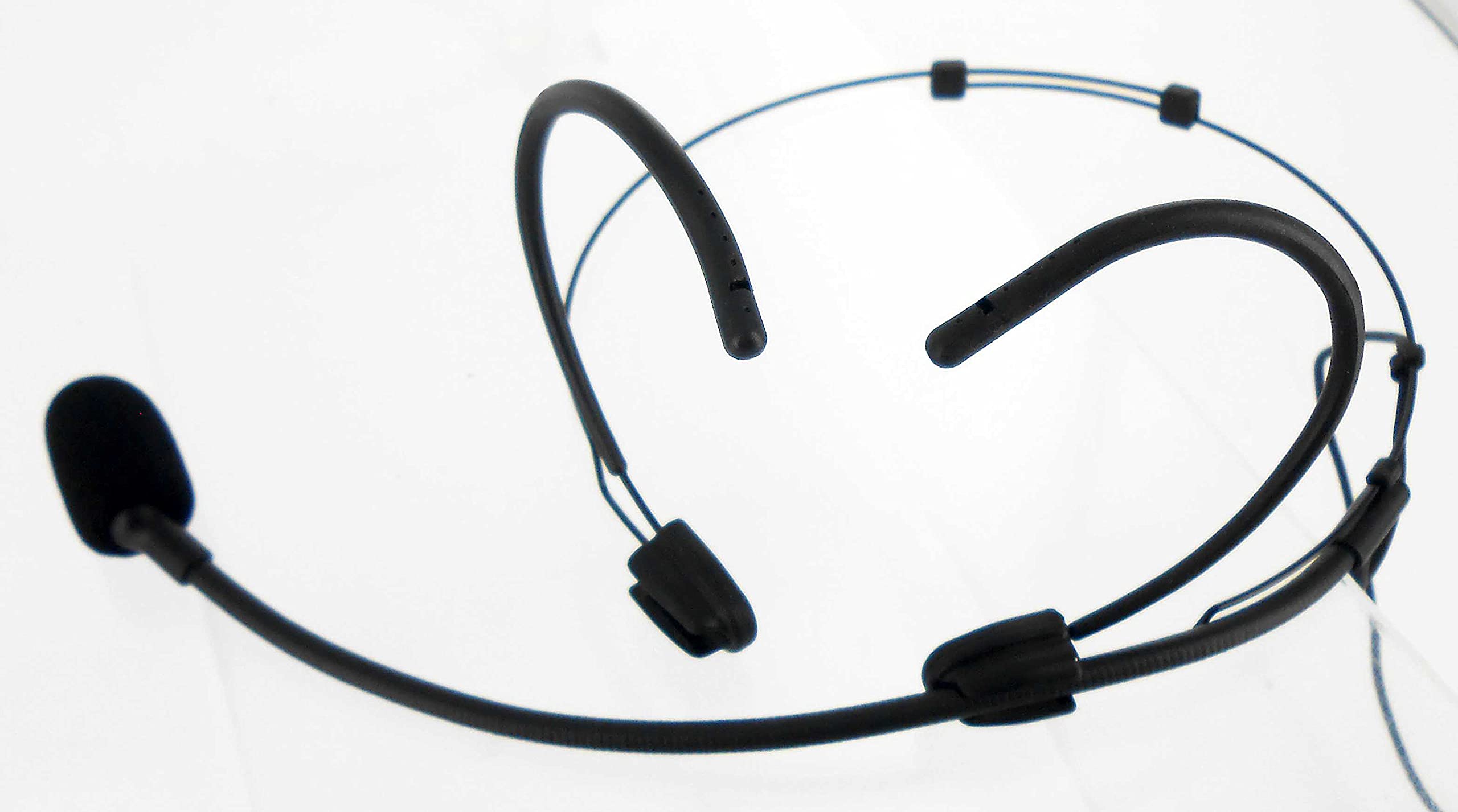 U-Voice UV340A Ultra Lite Adjustable Frame and Boom Black Color Headset Microphone (for Shure)