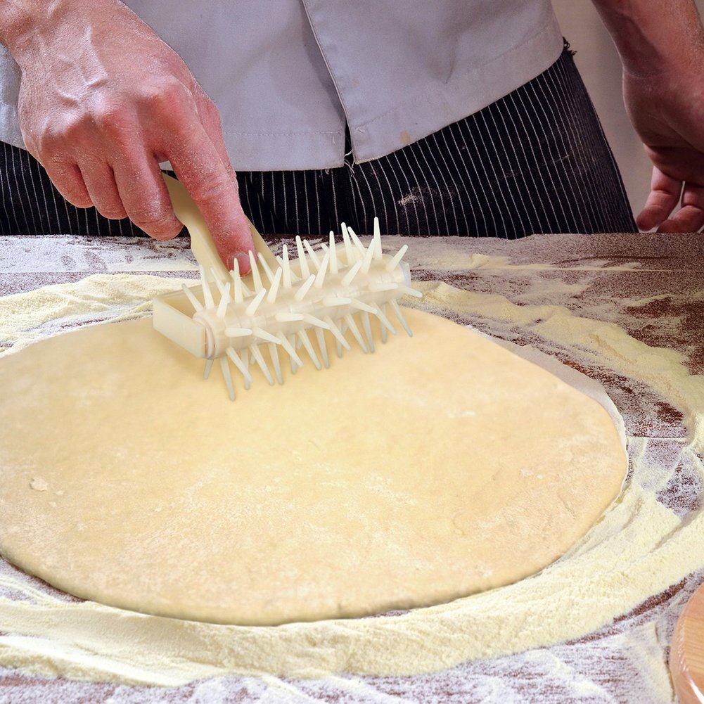 Fangfang Silicone Dough Docker,Pizza Pie Pastry Dough Docker Roller Dough Pitter Baking Tool