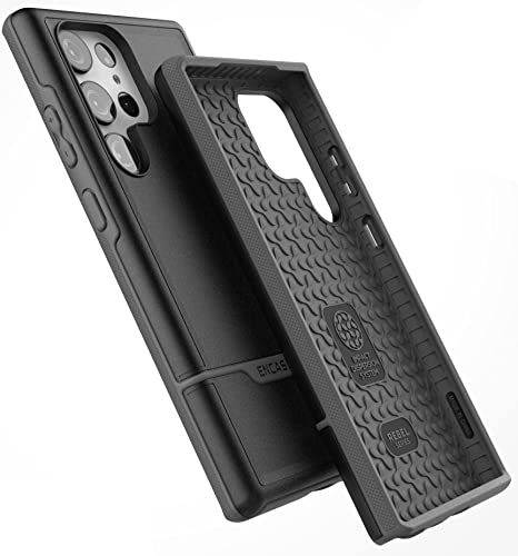Encased Belt Case for Samsung Galaxy S23 Ultra with Holster Clip [Military Grade] 10Ft Shockproof Protection - Rebel Series (S23 Ultra 6.8-inch)