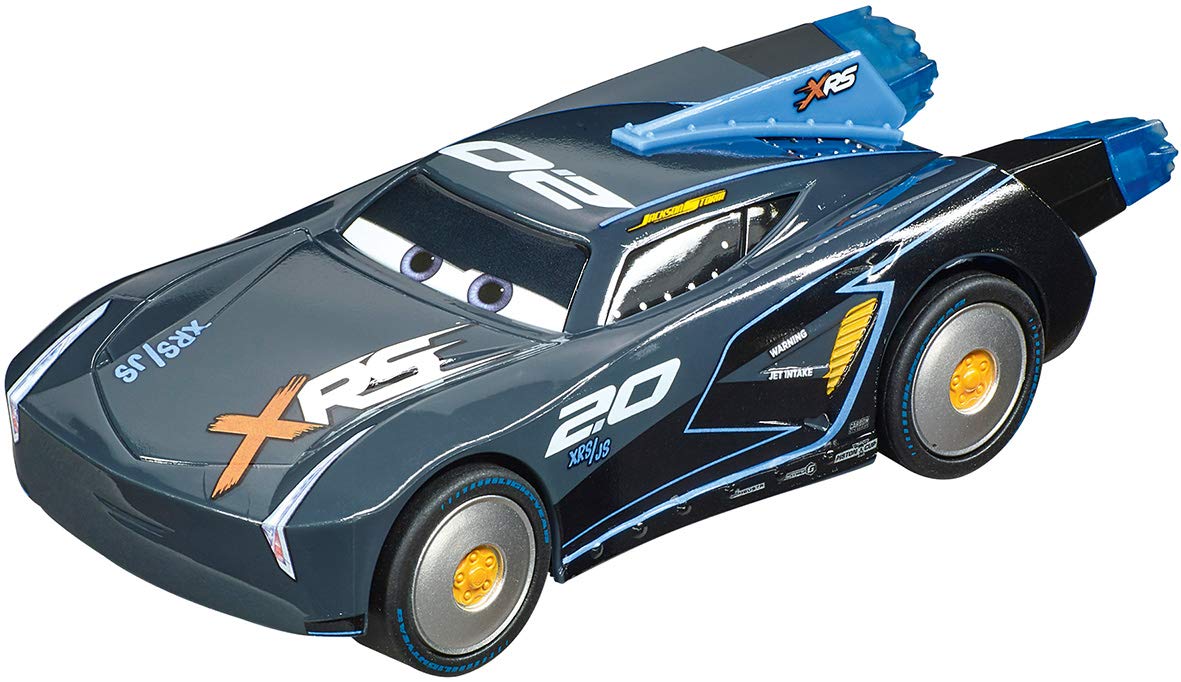 Carrera 64164 Disney Pixar Cars Jackson Storm Rocket Racer 1:43 Scale Analog Slot Car Racing Vehicle for Carrera GO!!! Slot Car Race Tracks