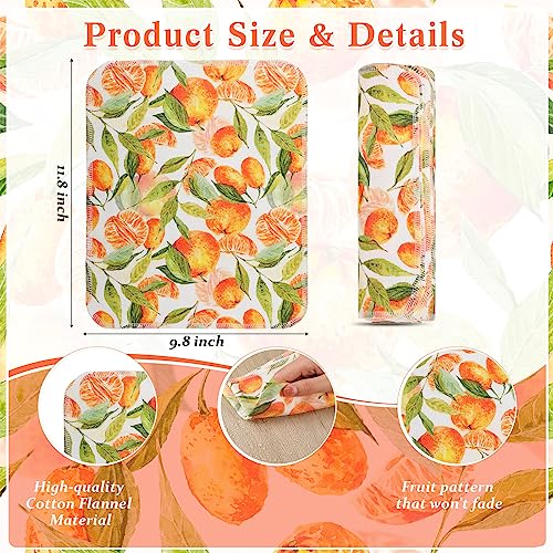 Maxdot 4 Rolls 48 pcs Reusable Paper Towels Roll Washable Cotton Flannel kitchen Towels Absorbent Paperless Cloth Towels with Cardboard Replacement Alternative Towel for Kitchen Cleaning Housekeeping