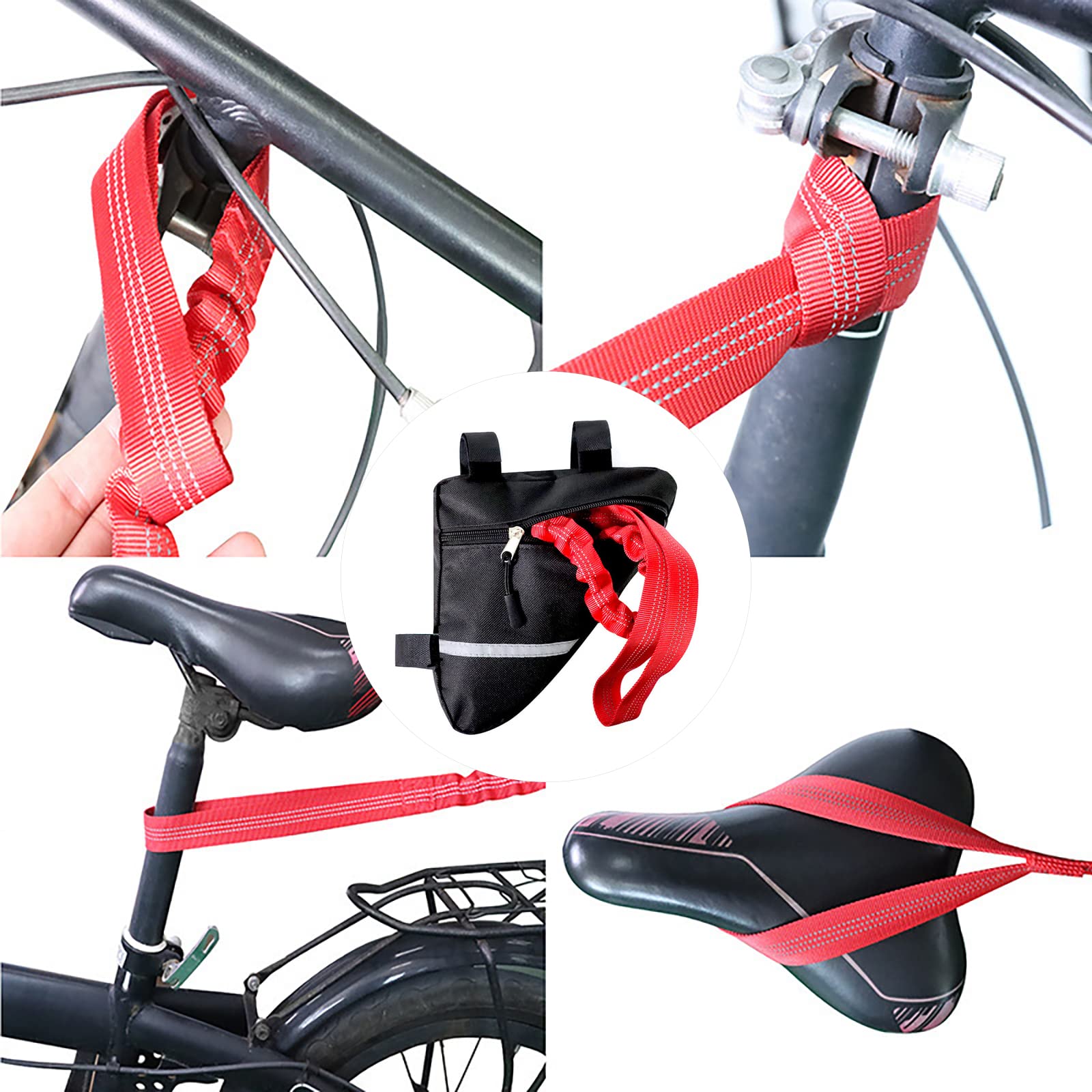 Child Bike Tow Rope Child Bike Stretch Bungee Cord Biking Strap