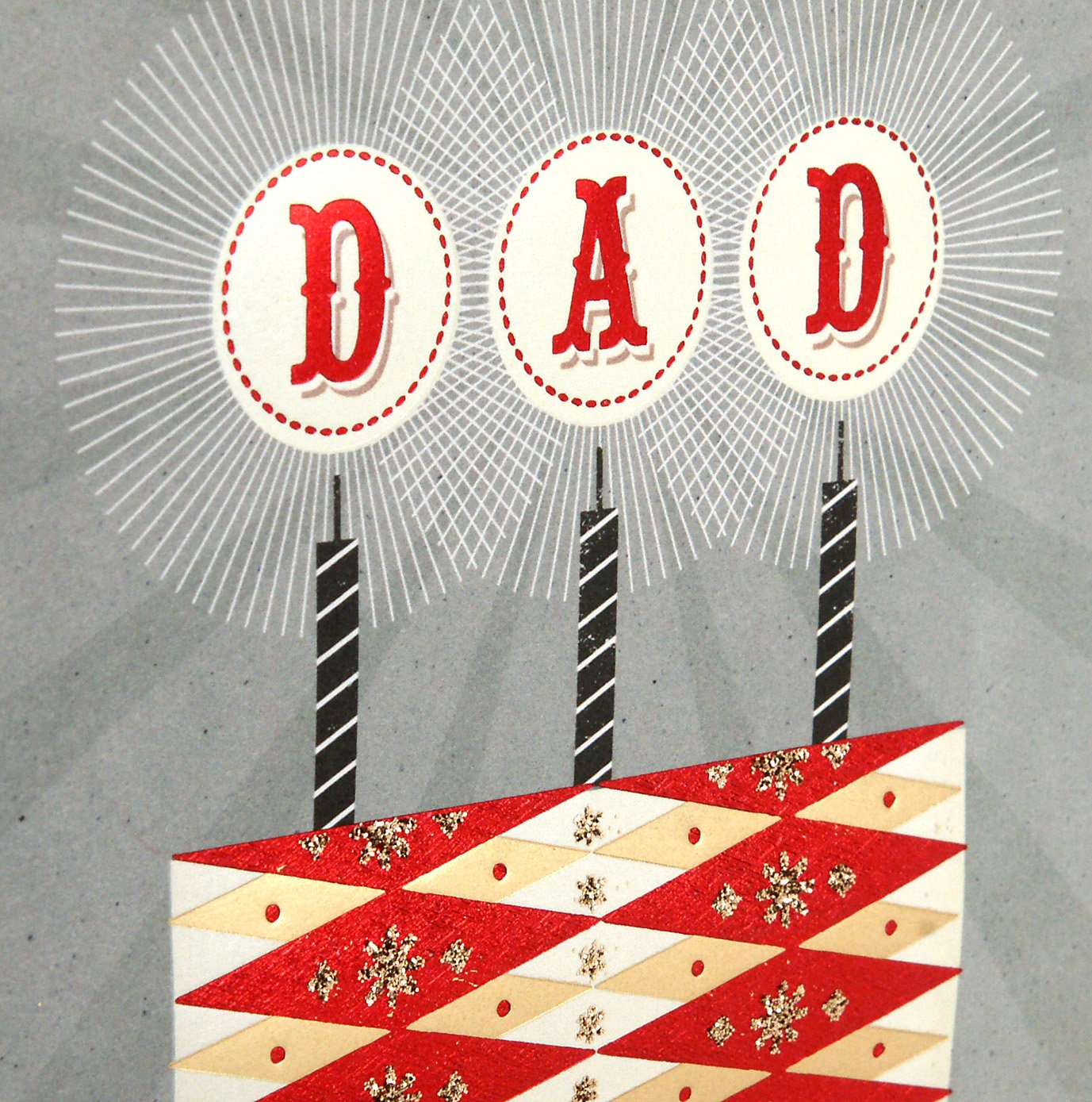 Hallmark Birthday Card for Dad (Cake and Candles)