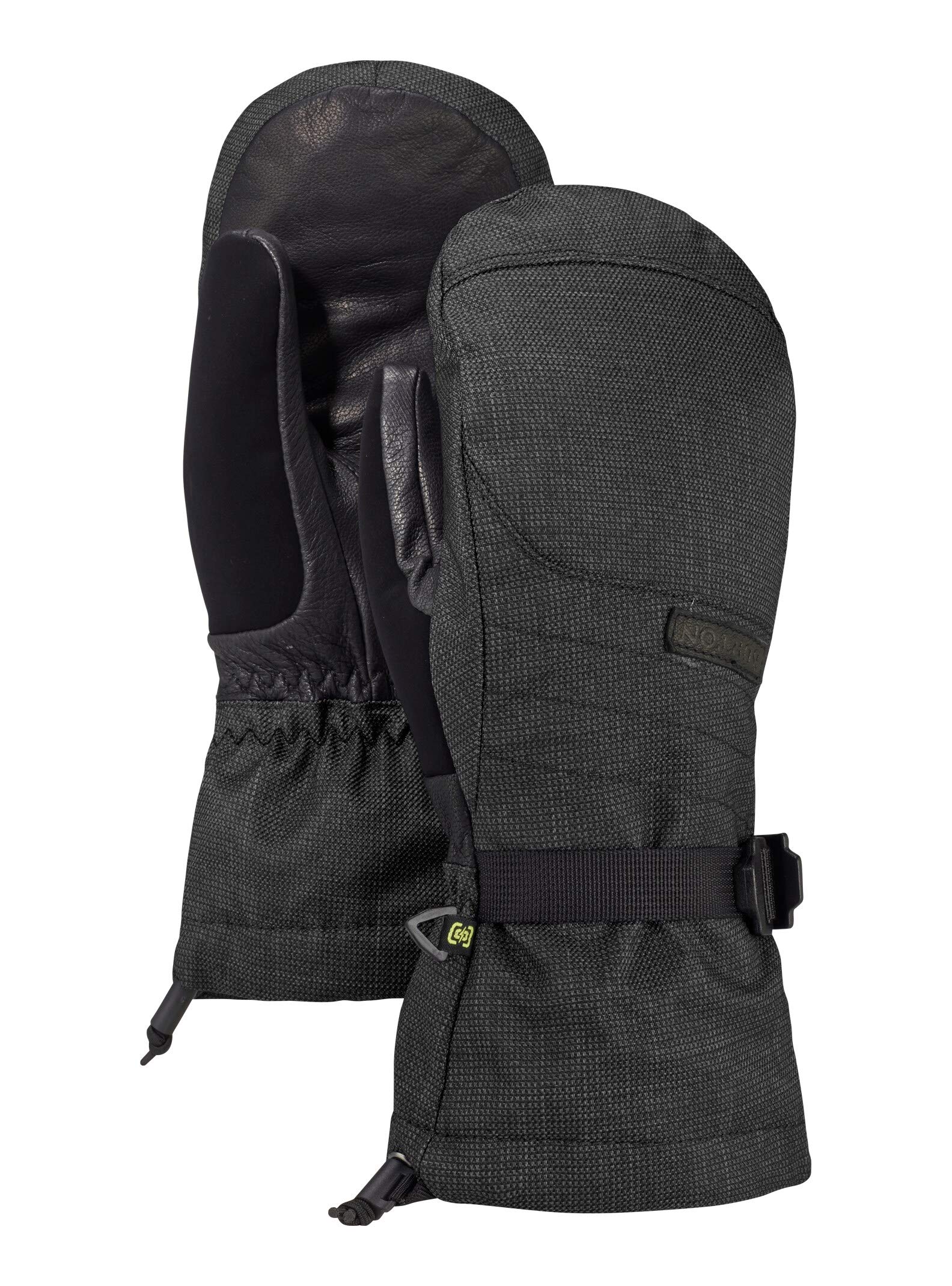 BURTON Womens Deluxe Gore Mitten, True Black, X-Small