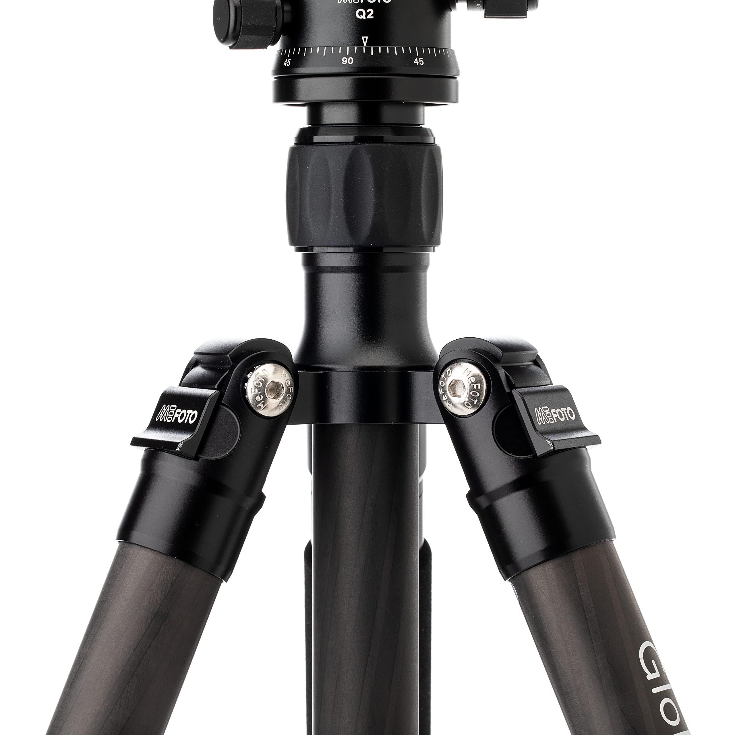 Benro MeFOTO Globetrotter Travel Tripod, Ballhead and Monopod in Black, 2 Series Carbon Fiber Legs, 4 Leg Sections, Twist Leg Locks, Padded Carrying Case (BMGTCBLK)