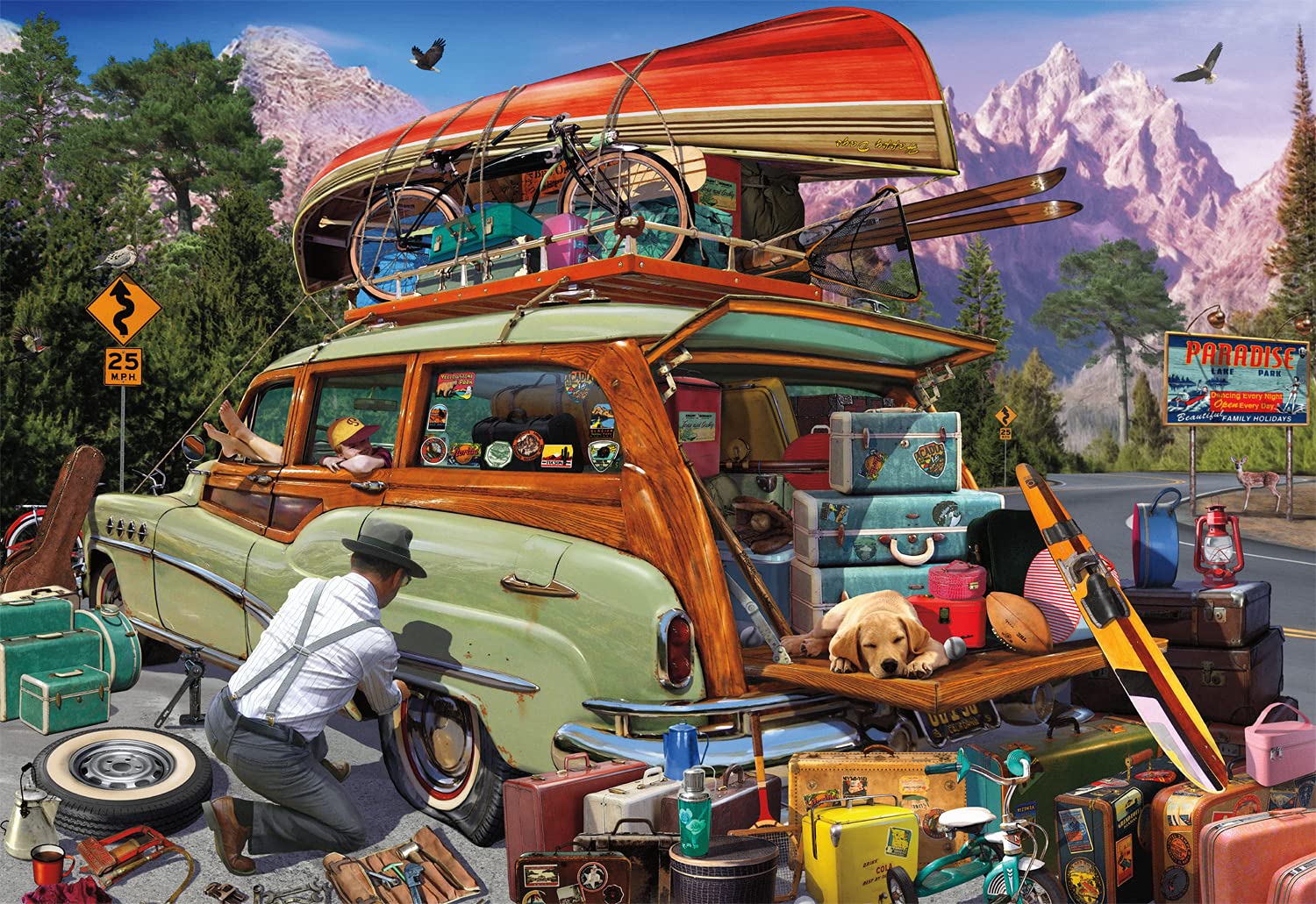 Buffalo Games - Unexpected Adventure - 2000 Piece Jigsaw Puzzle