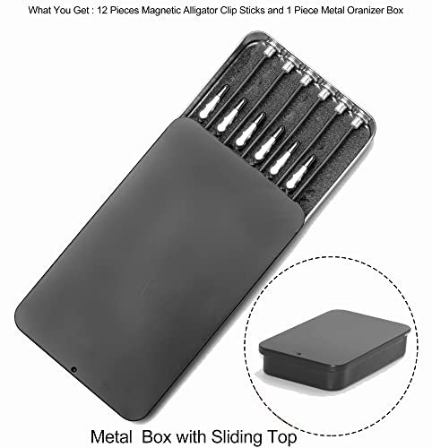 Model Painting Stand Base Holder and 12PCS Magnetic Bendable Alligator Clip Sticks Set Modeling Tools for Airbrush Hobby Model Parts