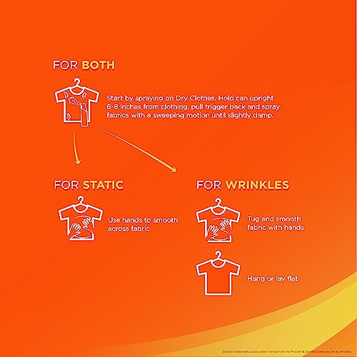 Bounce Anti Static Spray, 3 in 1 Instant Anti Static Spray & Instant Wrinkle Release, Odor Eliminator and Fabric Refresher Spray (9.7 Fl Oz, Pack of 1)