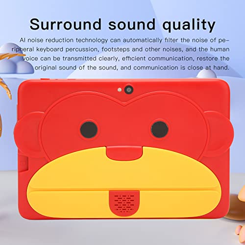 Dpofirs Kids Tablet Gifts, 7in Tablet for Boys Girls, 2GB RAM 32GB ROM Android 11.0 Toddler Tablet with Bluetooth, WiFi, GPS, Dual Camera, Android Tablet PC(Red)