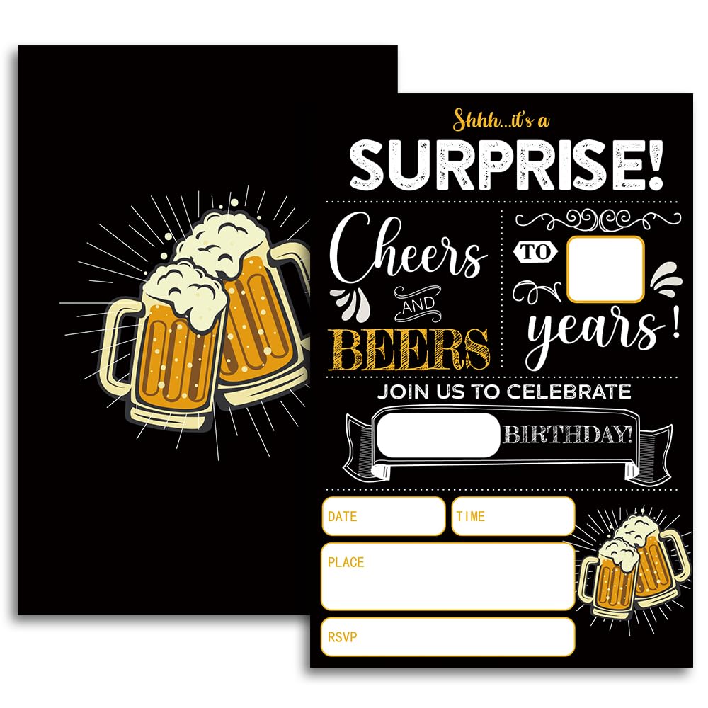 FujLoy Ch*rs And B*rs Birthday Party Invitations, Birthday Invitations, Adult Birthday Invitation.(070)
