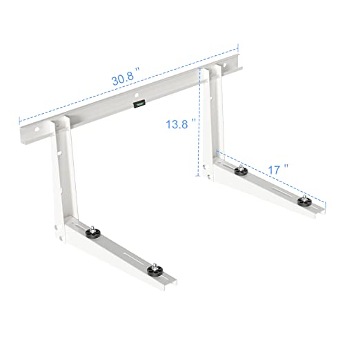 Mini Split Wall Mounting Bracket for 9000-36000BTU Ductless Air Conditioner Outdoor Universal Heat Pump System Support up to 330 lbs