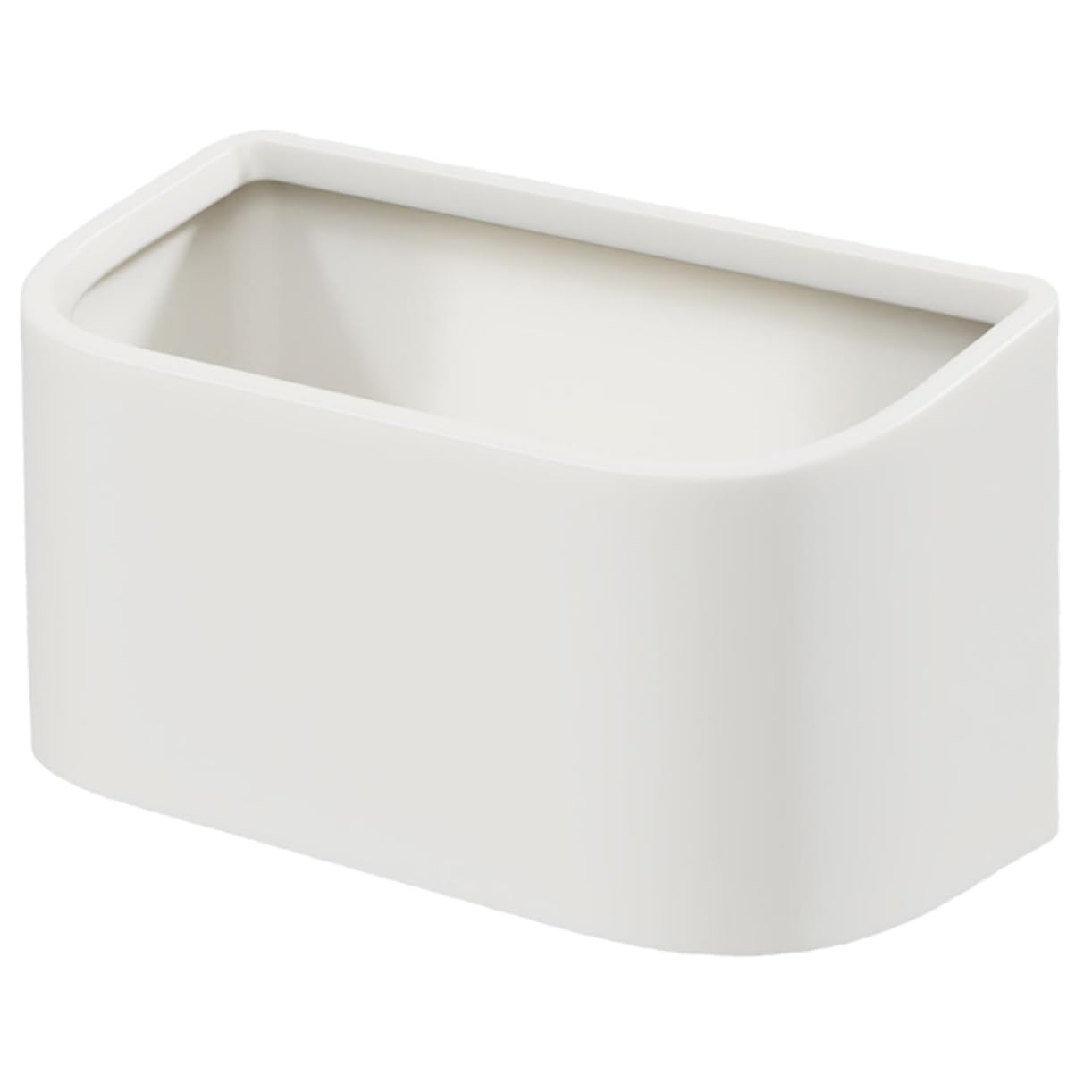 Healeved Simple Trash Bin Wall-Mounted Trash Can White Trash Bin Cabinet Sink Pp