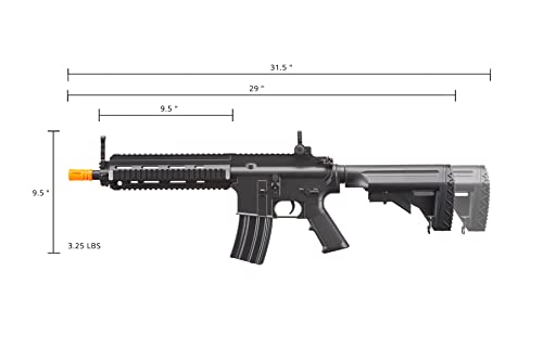 MK418 Airsoft AEG Tactical RIS w/Adjustable Airsoft Stock - Battery, Charger, 1000 Rounds 0.20g BBS Included