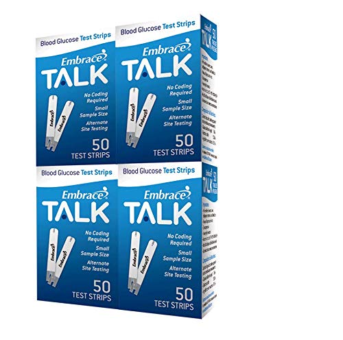 Embrace Diabetic Blood Glucose Test Strips 200ct