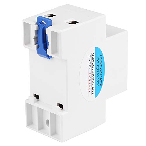 Energy Meter, Small 5 32A 110 130V 60Hz DDS528L LCD Backlight Single Phase Energy KWh Meter 35mm DIN Rail Mounting