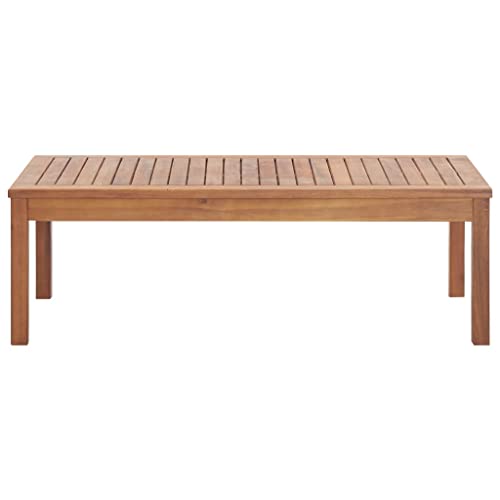MBFLUUML Patio Dining Sets, Lawn Garden Backyard Deck Patio Table and Chairs, 4 Piece Garden Lounge Set with Cushions Solid Acacia Wood Suitable for Patio, Porch, Backyard, Balcony.