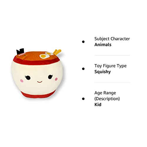 SQUISHMALLOWS KellyToy 8 inch (20cm) Foodie Squad - Raisy The Ramen Noodle