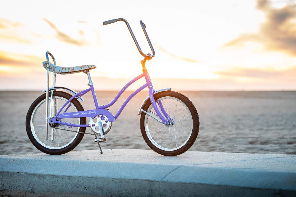 Schwinn Fair Lady Cruiser Bike, 20-Inch Wheels, Purple