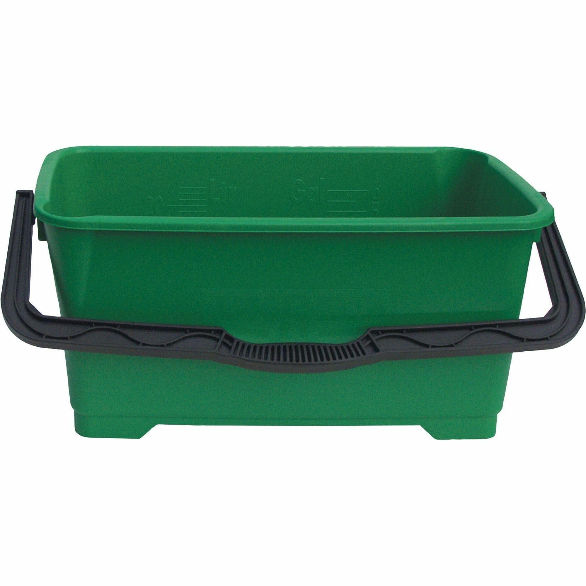 Unger QB220 Pro Bucket, 6gal, Plastic, Green