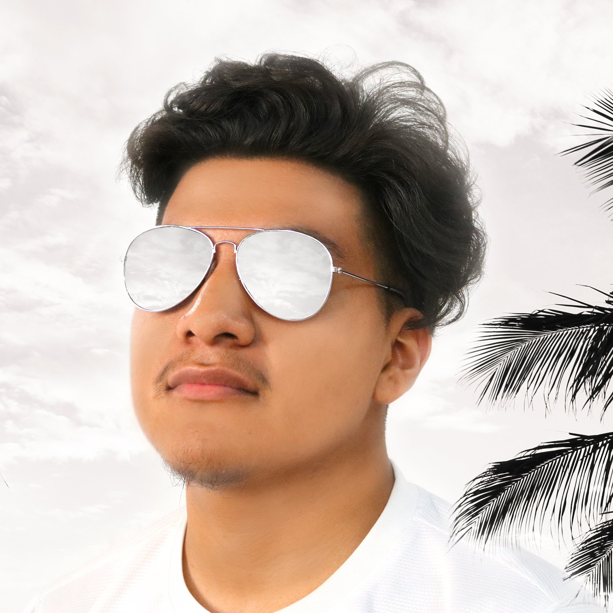 Big Mo's Toys Silver Mirrored Aviator Sunglasses Shades β 70βs Style Adult Aviators Costume Glasses - 1 Pair