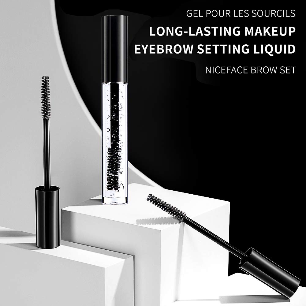 DAGEDA Clear Eyebrow Setting Gel, 4 Pack Brow Fix Gel, Waterproof And Sweat-Proof Eyebrow Repair Liquid Brows Styling Beauty Salon Home Use Makeup, 3.53oz