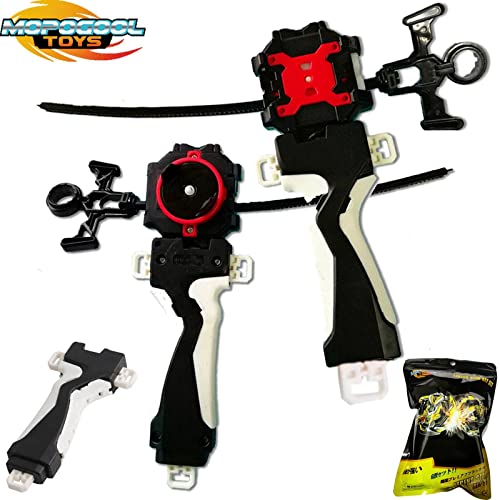 MECHGYRO Burst Launcher LR Play Blade Blade Toy Set Metal Fusion Gyros B-186 DB #01 ROAR BAHAMUT God Bey Battling Top Toys Left Right Launcher Handle Grip Evolution Blades Game Set Gift for Boys 8-12+