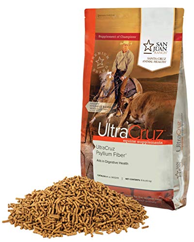 UltraCruz Equine Psyllium Fiber Supplement for Horses, 10 lb, Pellet (32 Day Supply)