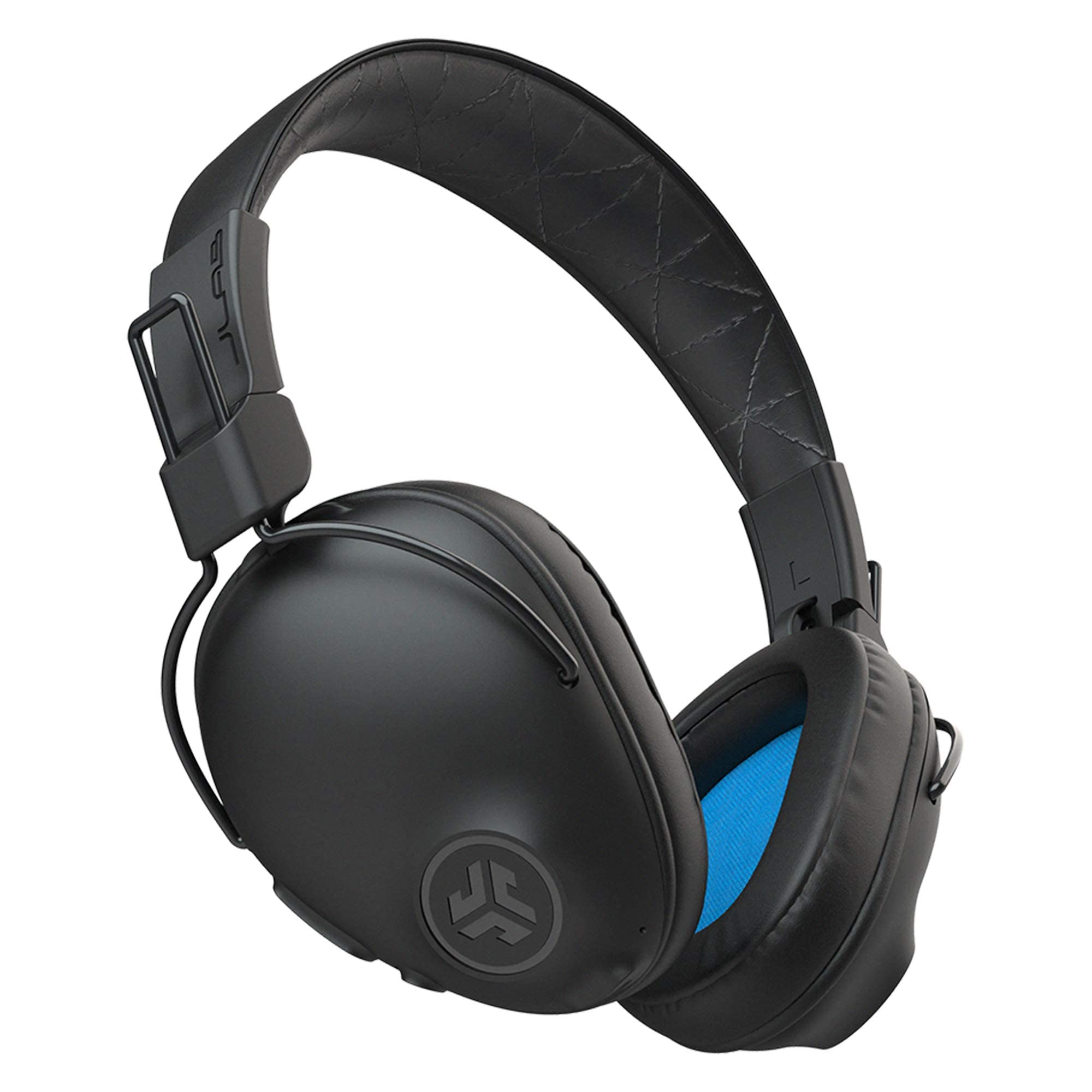 JLab Headphone Hard Travel Case Studio Pro Bluetooth Wireless Over-Ear Headphones, 50+ Hour Bluetooth 5 Playtime, EQ3 Sound, Ultra-Plush Faux Leather & Cloud Foam Cushions, Black