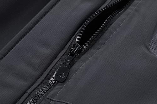 MOERDENG Men's Waterproof Ski Jacket Warm Winter Snow Coat Mountain Windbreaker Hooded Raincoat