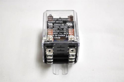 Miller 072817 Relay, Encl 24Vac Dpdt 20A/120Vac 8Pin Flange Mtg