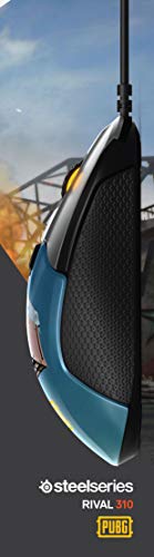 SteelSeries Rival 310 - Optical Gaming Mouse - RGB Illumination - 6 Buttons, Rubber Sides - On-Board Memory - PUBG
