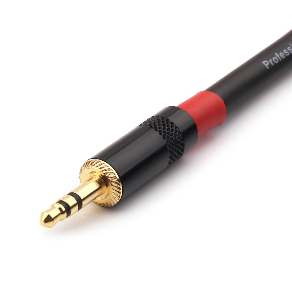 NANYI 3.5mm (1/8 Inch) TRS Stereo Male to XLR Female Interconnect Audio Microphone Cable, Suitable for iPod, Mobile Phone, Active Speakers, Stage, DJ, Studio Audio Console, 1.5M (5FT)