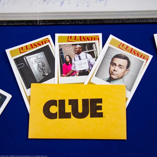 USAOPOLY CLUE Brooklyn Nine-Nine | Collectible Clue Board Game Featuring Comedy TV Show | Officially-Licensed Game About Brooklyn's 99th Precinct | Familiar Locations and Iconic Moments