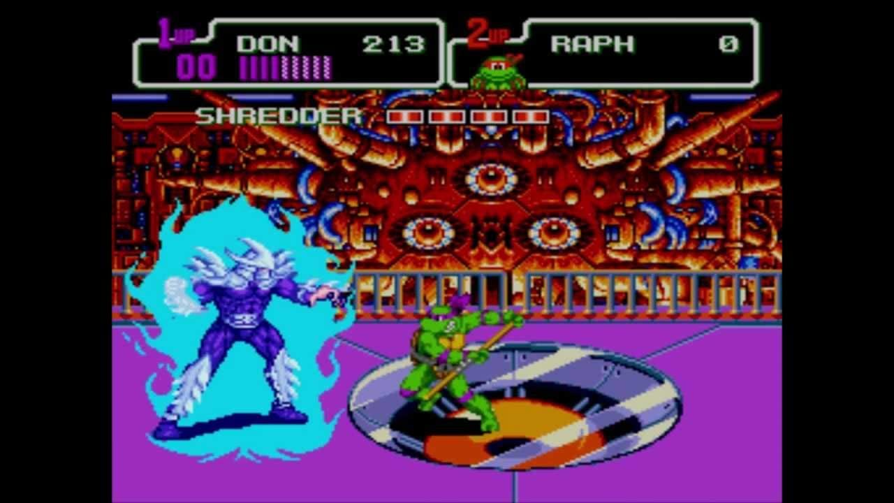 Teenage Mutant Ninja Turtles: The Hyperstone Heist β (Sega Genesis / MegaDrive) β Reproduction Video Game Cartridge with Box and Manual