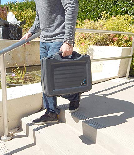 CASEMATIX Wireless Microphone Case Compatible with Shure, AKG, Sennheiser, GTD, Innopow, Fifine and Other Mic Receivers and Transmitters in Customizable Foam - Case Only for Mics