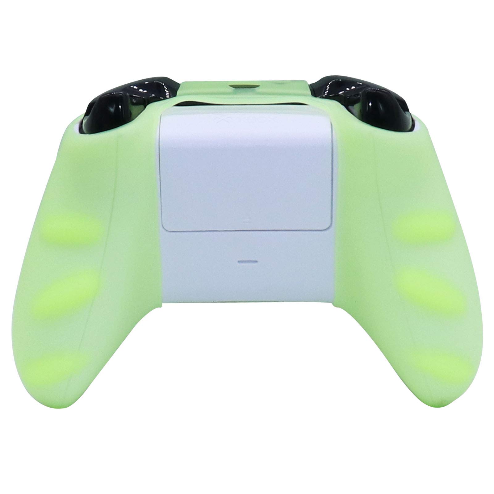RALAN Controller Cover Silicone, Silicone Controller Cover Skin Protector in Dark Compatible for Xbox Ones Controller (Black Pro Thumb Grip x 8,Cat + Skull Cap Cover Grip x 2) Visit The RALAN Store