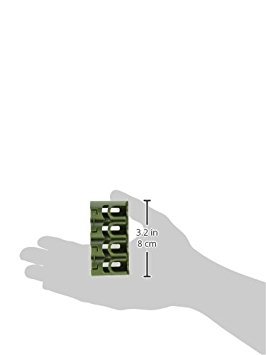 Storacell by Powerpax Slimline CR123 Battery Storage Caddy, Military Green, Holds 4 Batteries (Not Included)