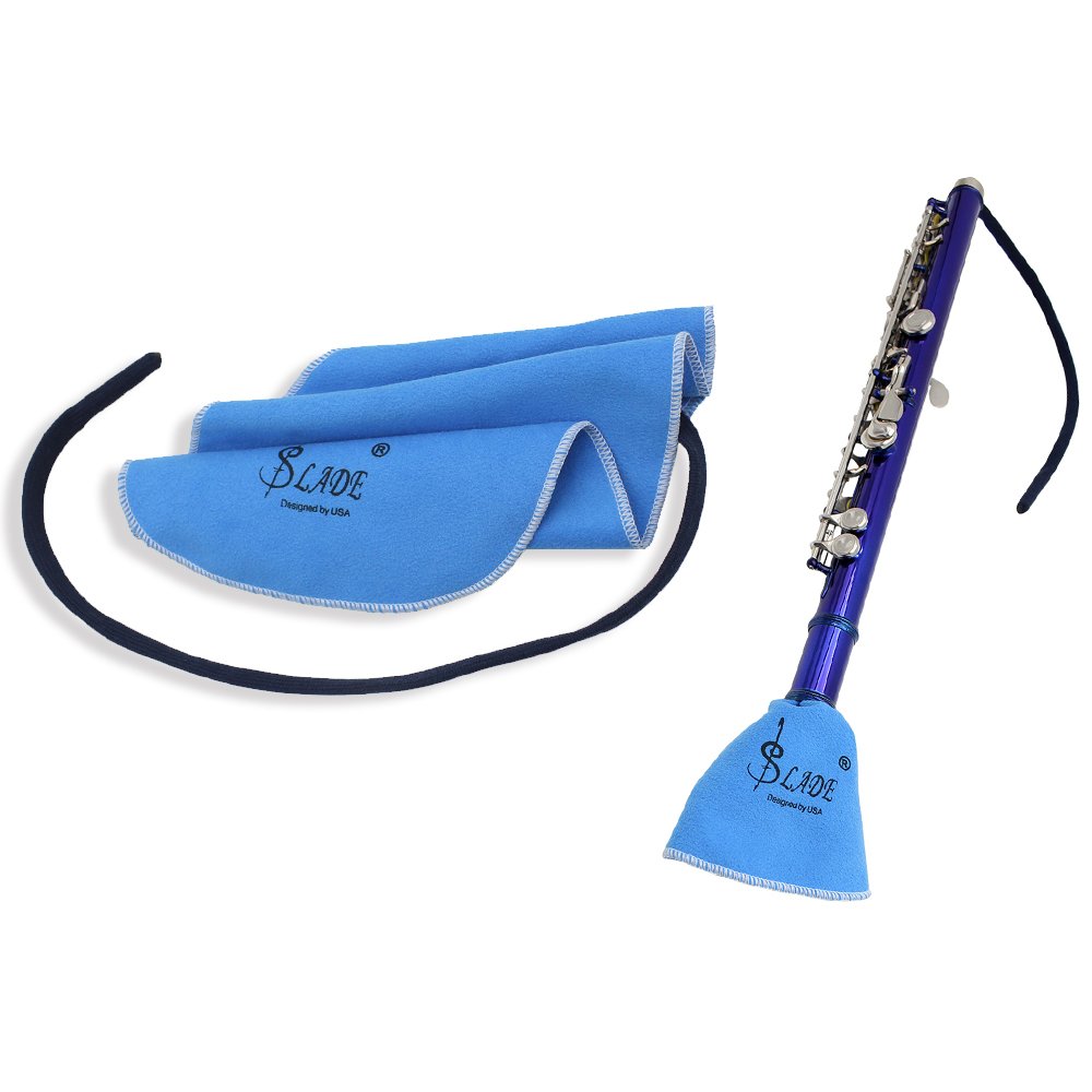 OriGlam Sax Saxophone Cleaning Cloth, Saxophone Pull Through Swab Instrument Cleaner Cloth, Sax Instrument Cleaner for Flute Clarinet Saxophone