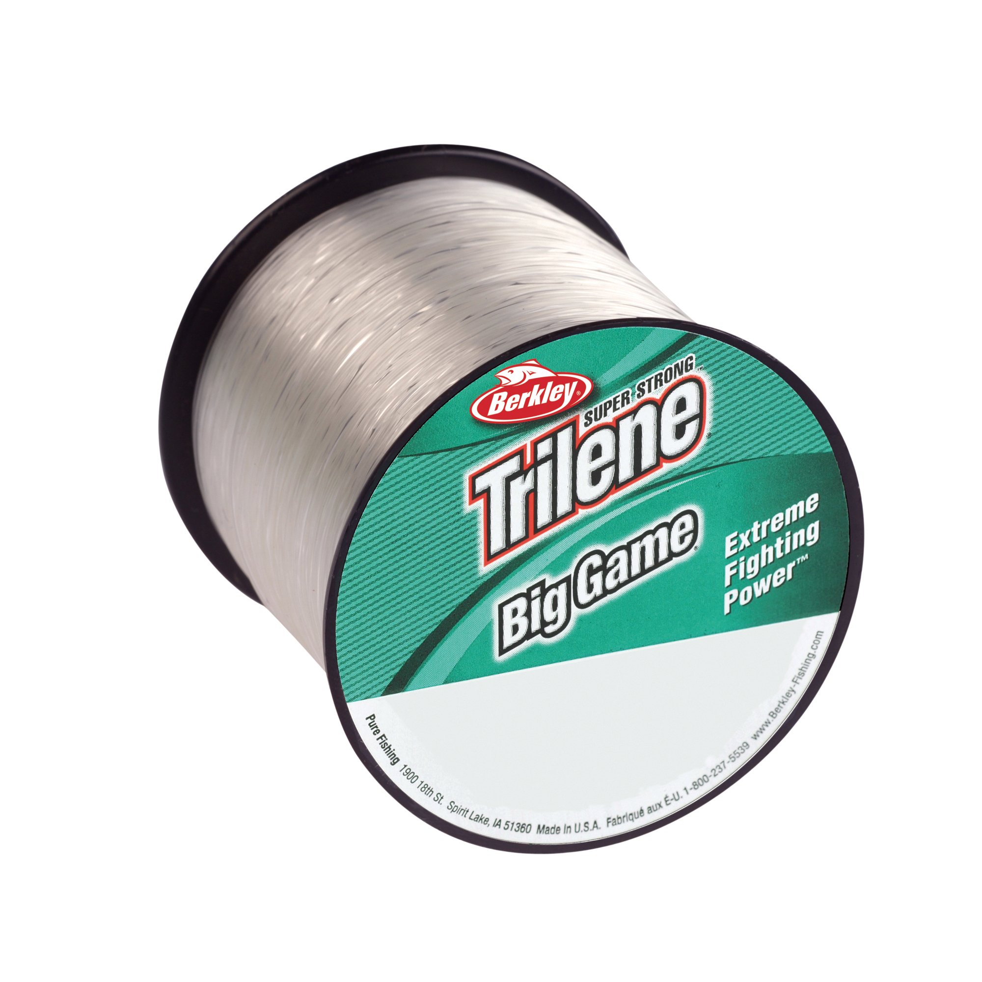 Berkley TrileneĀ® Big Gameā¢, Clear, 12lb | 5.4kg, 1175yd | 1074m Monofilament Fishing Line, Suitable for Saltwater and Freshwater Environments Coastal Brown