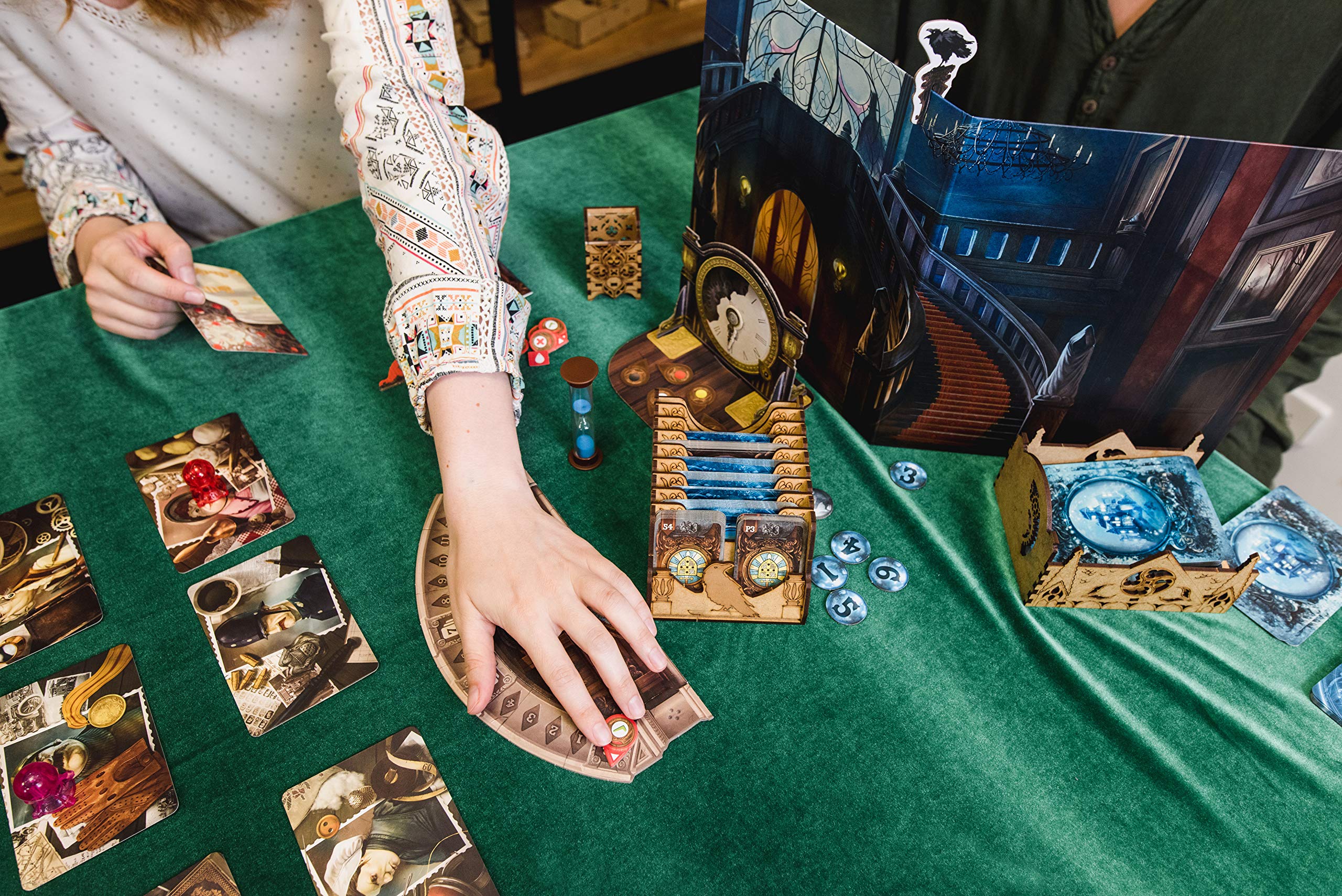 TowerRex Organizer for Mysterium board game, Mysterium Hidden Signs expansion, Mysterium Secrets And Lies expansion Box Insert