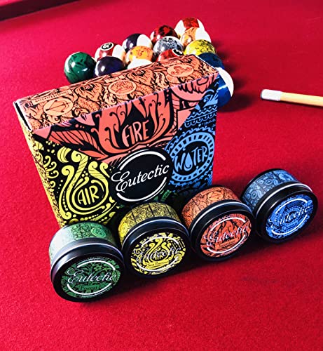 Eutectic Scented Colorful Tin Aromatherapy Candle Gift Set | Zodiac Sign Collection Candles Bulk | 3.5 Oz Natural Soy Wax with Jasmine, Sea Breeze, Ocean, and Forrest Fragrance Small Candles