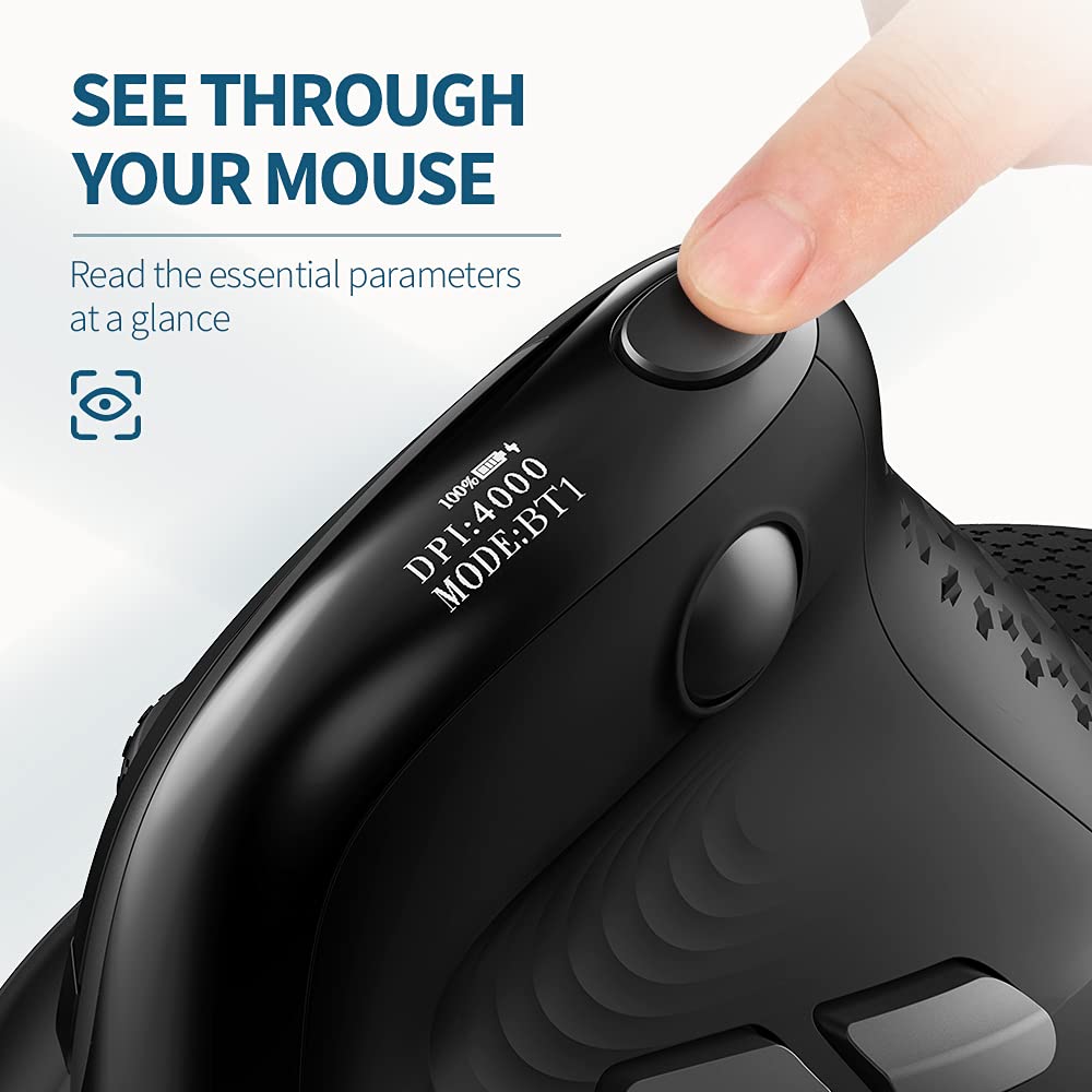 DeLUX Wireless Ergo Keyboard Mouse Combo GM902Pro and M618XSD