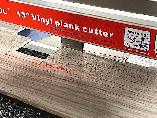 MantisTol 13" Pro Vinyl floor cutter LVT-330BC for LVP, WPC, LVT, SPC, VCT, PVC and Rigid Core Vinyl Plank; Eighth upgrade;Great value & Best buy!