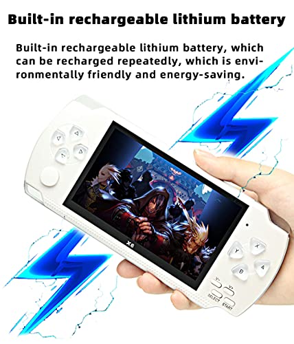 JXD 4.3 inch 8GB Handheld Game Console Built in 1500 Games for Multiple simulators x6 Retro Video Game Console mp3/mp4/Ebook TV Out Portable Game Player